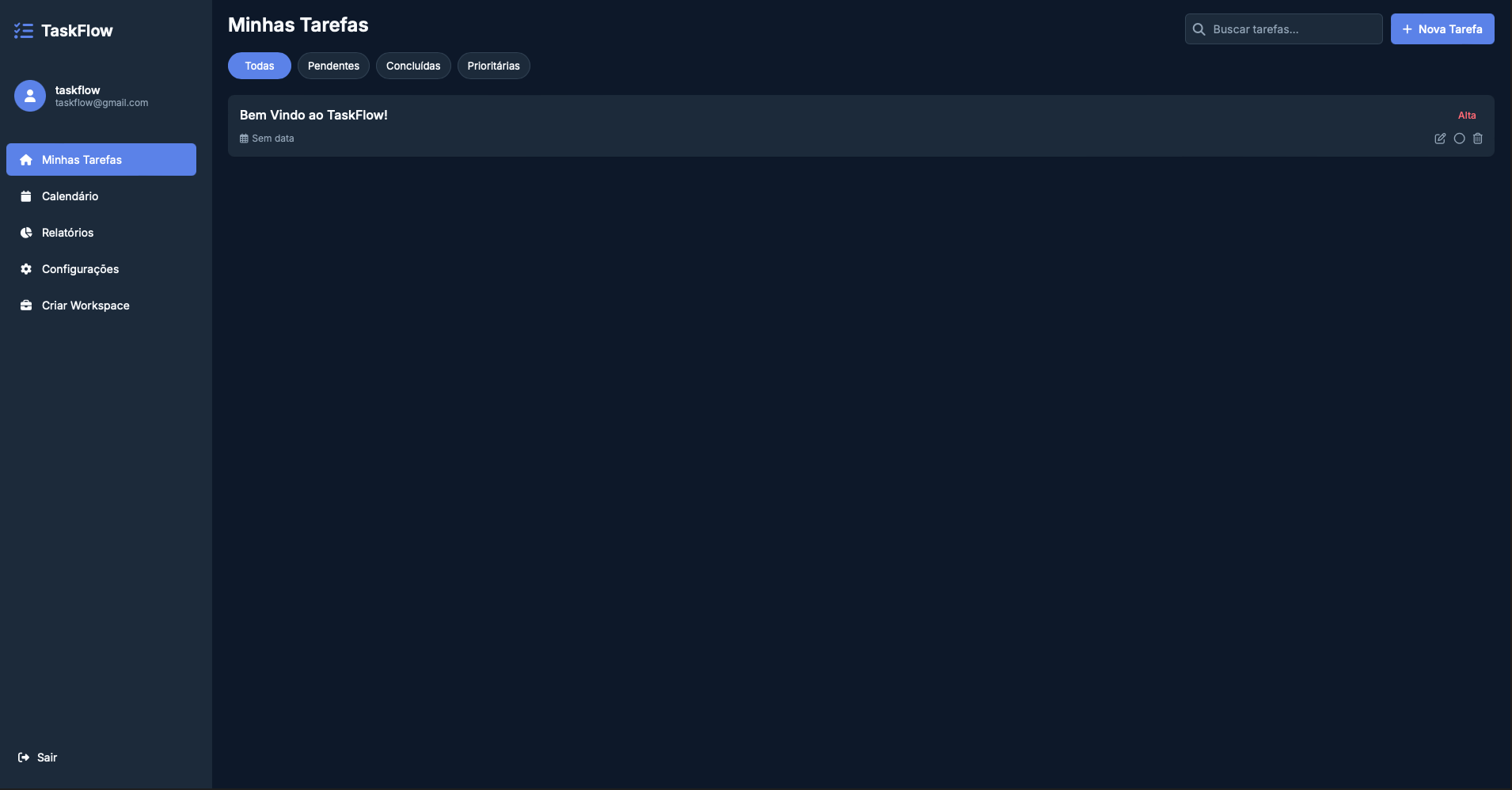 TaskFlow | Gerencie Tarefas com Eficiência